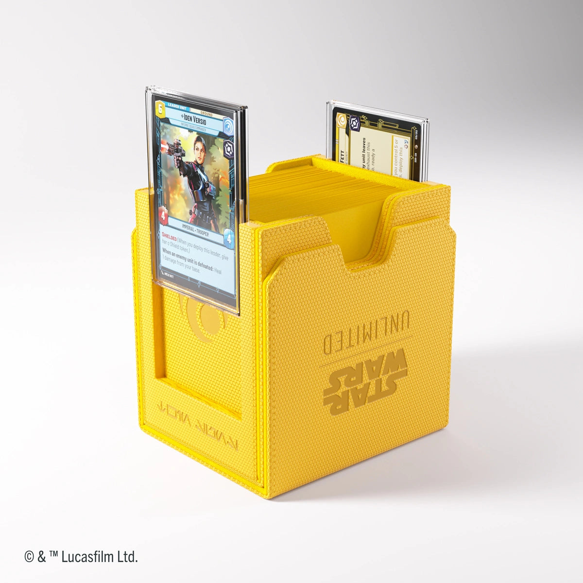 GAMEGENIC STAR WARS UNLIMITED TWIN SUNS DECK POD - YELLOW – Flexogames