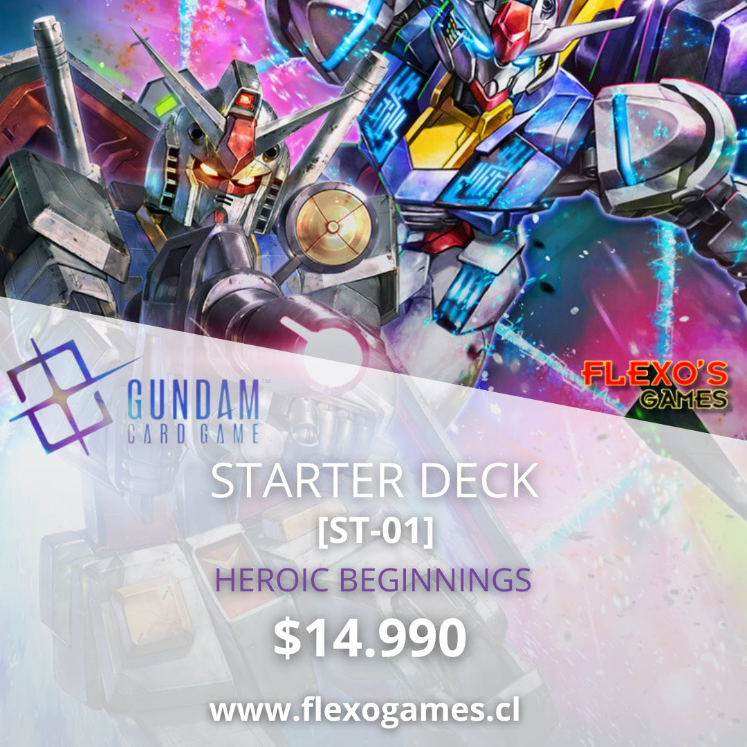 Gundam TCG Heroic Beginnings [ST01] – Flexogames
